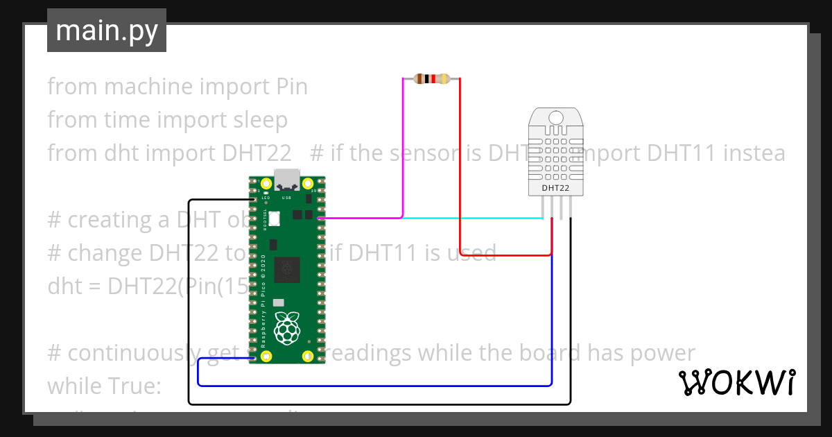 Dth22 Wokwi Esp32 Stm32 Arduino Simulator 2190