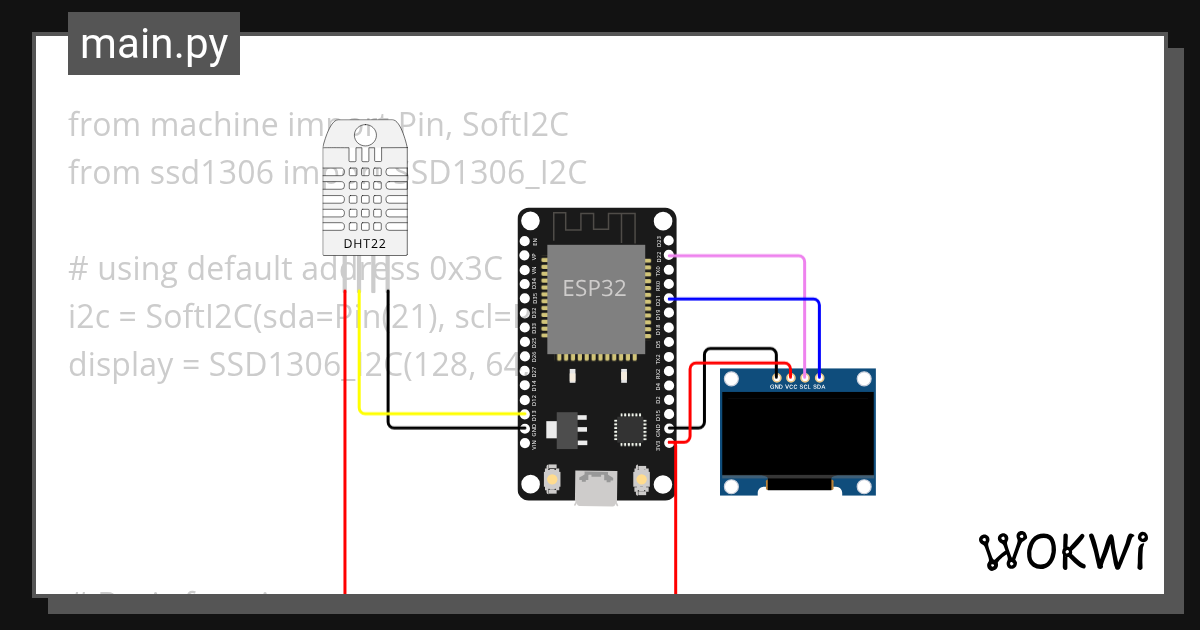 Oled - Wokwi ESP32, STM32, Arduino Simulator
