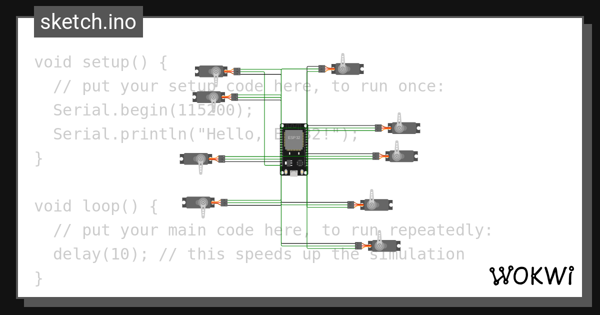 Servos Wokwi Esp32 Stm32 Arduino Simulator 1292