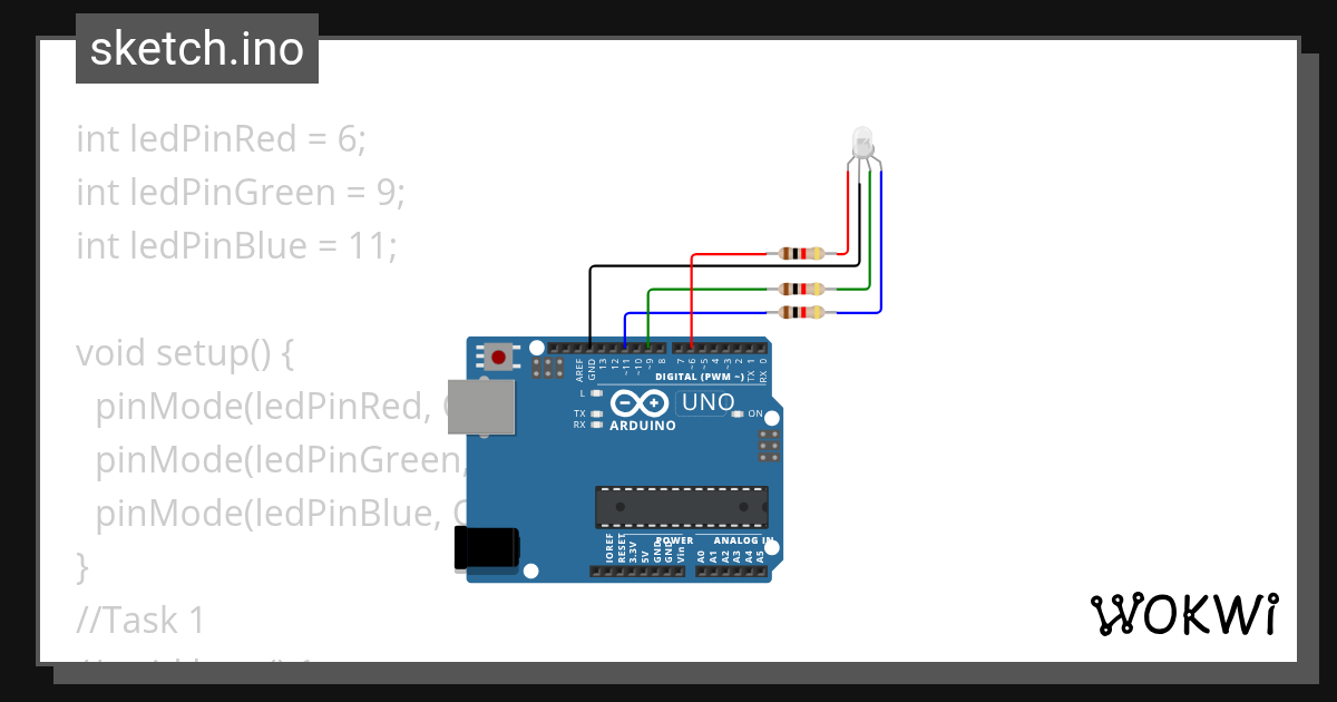 Lab 3 - Wokwi ESP32, STM32, Arduino Simulator