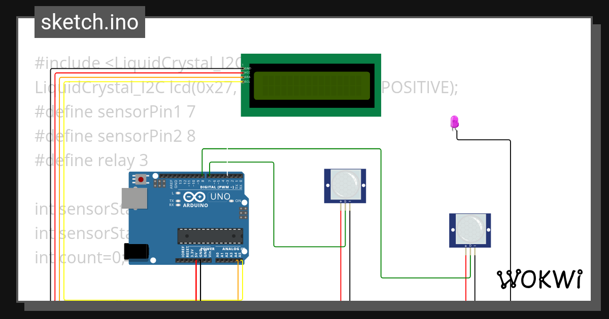ir counter - Wokwi ESP32, STM32, Arduino Simulator