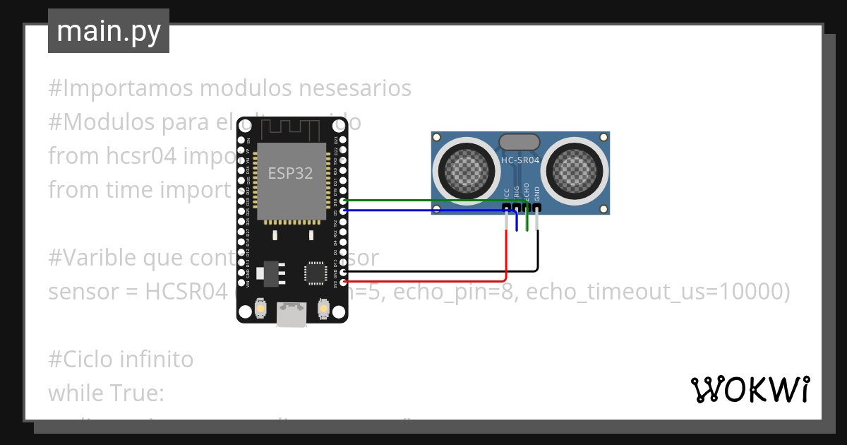 PROYECTO 8 - Wokwi ESP32, STM32, Arduino Simulator
