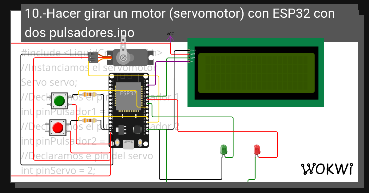 Examen 1A - Wokwi ESP32, STM32, Arduino Simulator