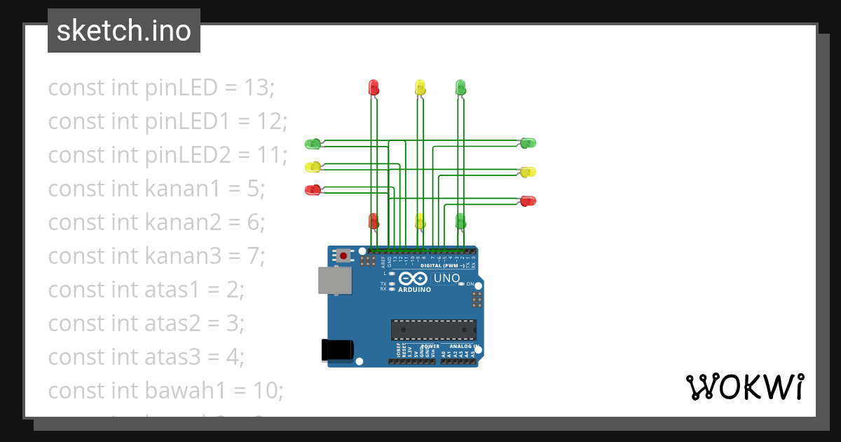 PERCOBAAN - Wokwi ESP32, STM32, Arduino Simulator