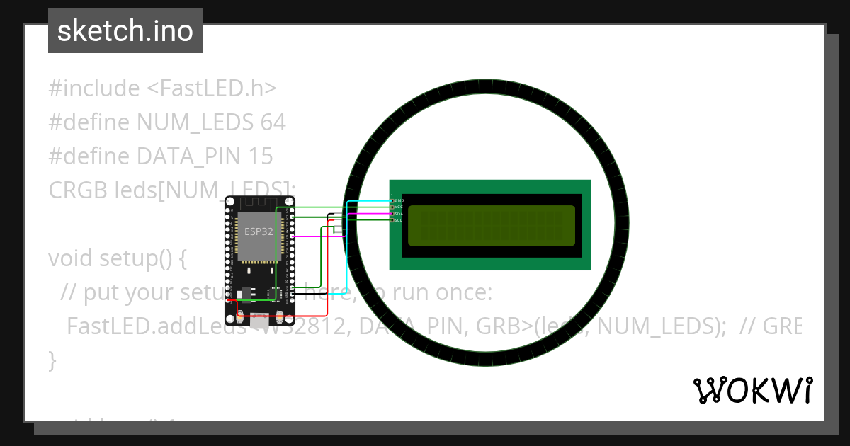 lcd esp 32 - Wokwi ESP32, STM32, Arduino Simulator