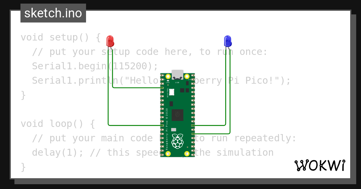 Blinkingled Wokwi Esp32 Stm32 Arduino Simulator 0061
