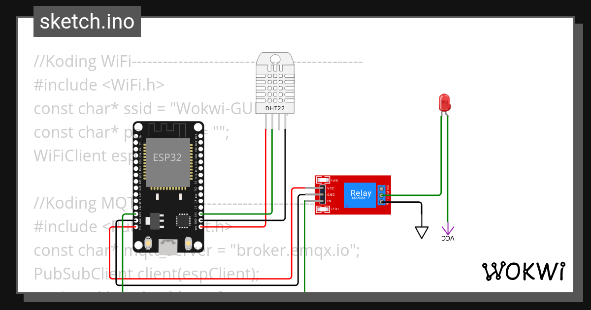 ESP32 DHT22 Copy - Wokwi ESP32, STM32, Arduino Simulator
