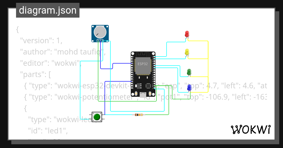 taufiq.py - Wokwi ESP32, STM32, Arduino Simulator