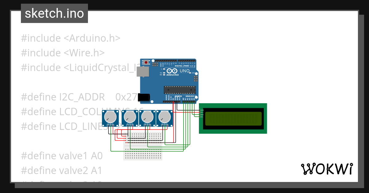 valve game - Wokwi ESP32, STM32, Arduino Simulator