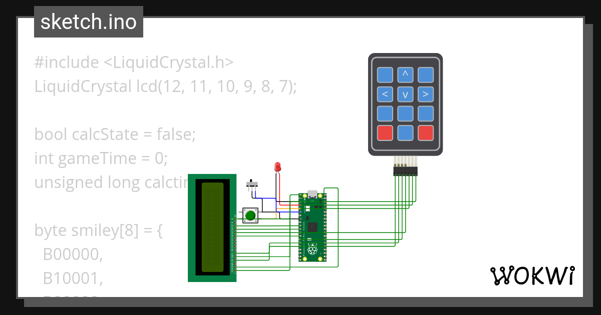 Calculator Thing Wokwi Esp32 Stm32 Arduino Simulator 0712
