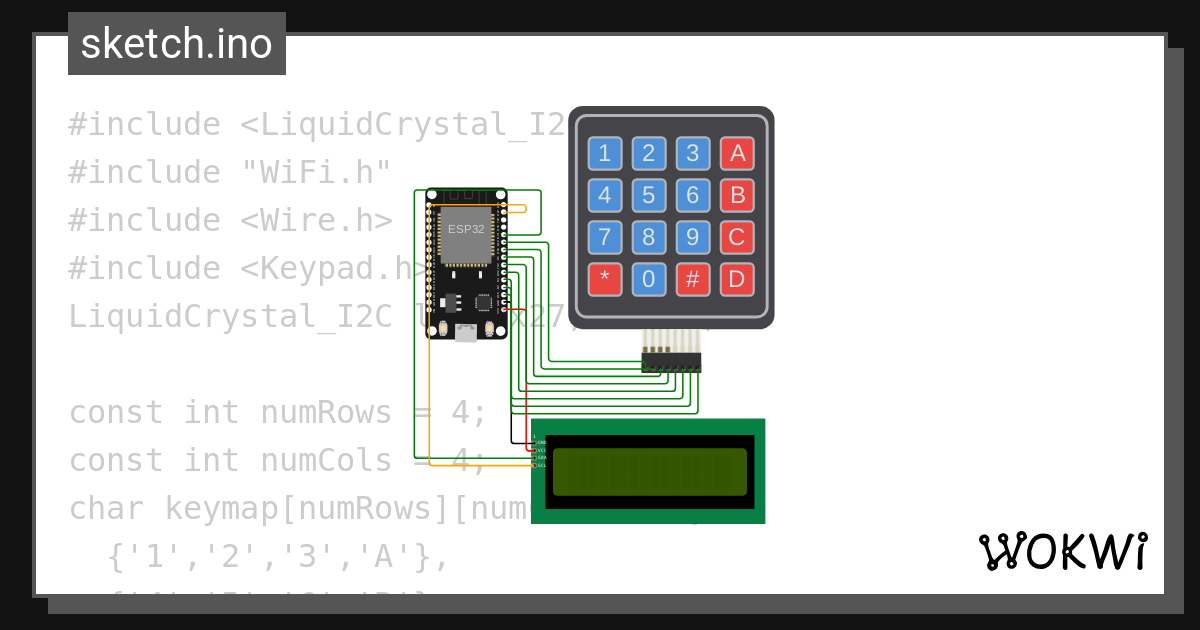 C291 Wokwi Esp32 Stm32 Arduino Simulator