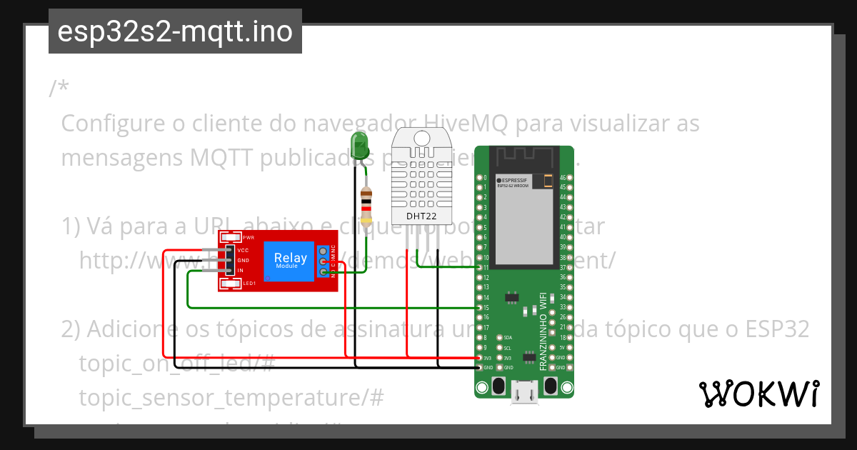 esp32s2-mqtt.ino - Wokwi ESP32, STM32, Arduino Simulator
