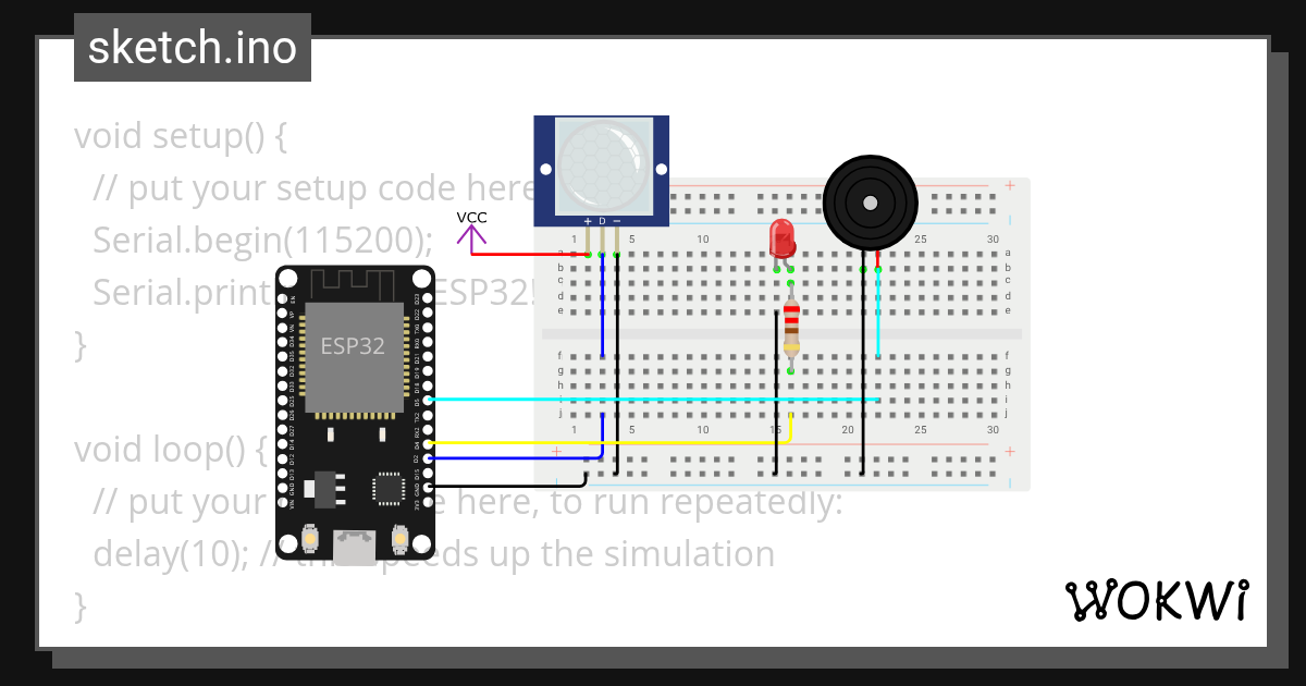 circuito de la problemática 1 - Wokwi ESP32, STM32, Arduino Simulator