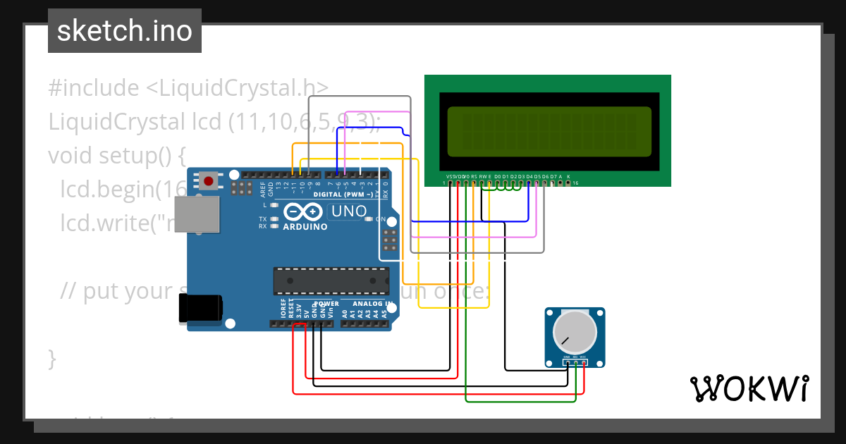 tp lcd - Wokwi ESP32, STM32, Arduino Simulator tp lcd - Wokwi ESP32, STM32, Arduino Simulator