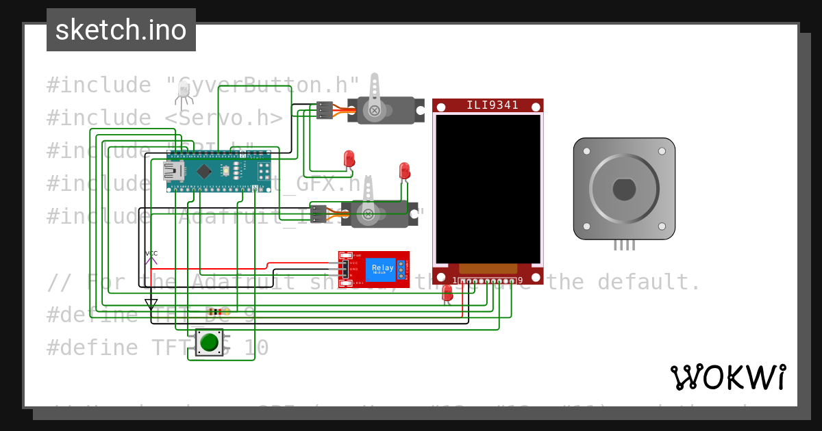 экран Copy Wokwi Esp32 Stm32 Arduino Simulator