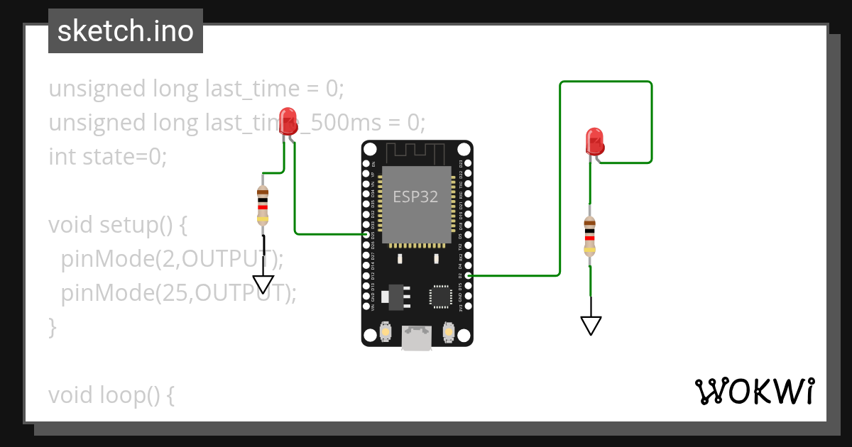 Lab3.1 - Wokwi ESP32, STM32, Arduino Simulator