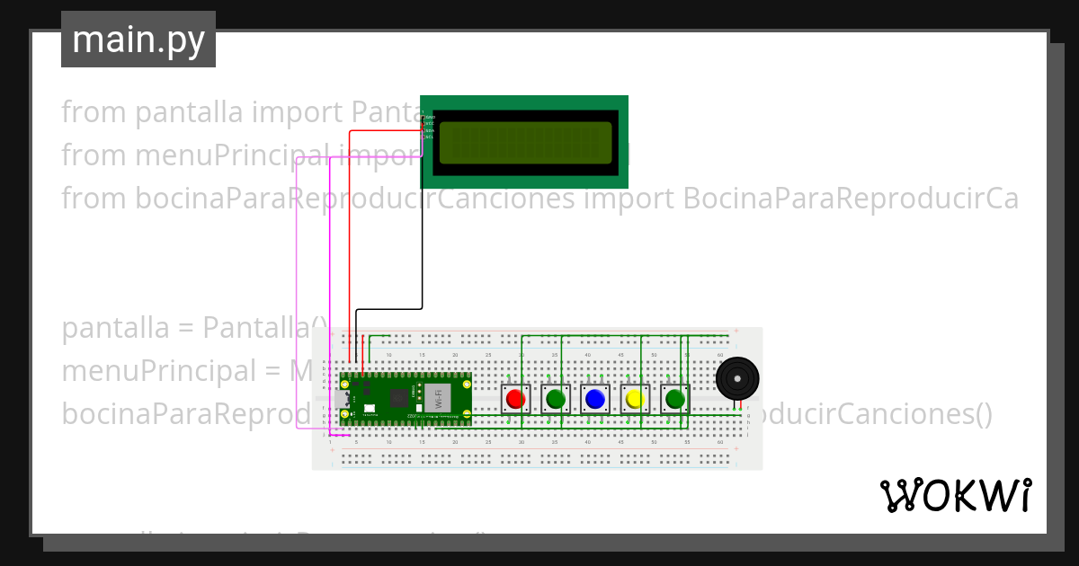 Proyecto definitivo unificadoV8ConCanciones - Wokwi ESP32, STM32, Arduino Simulator