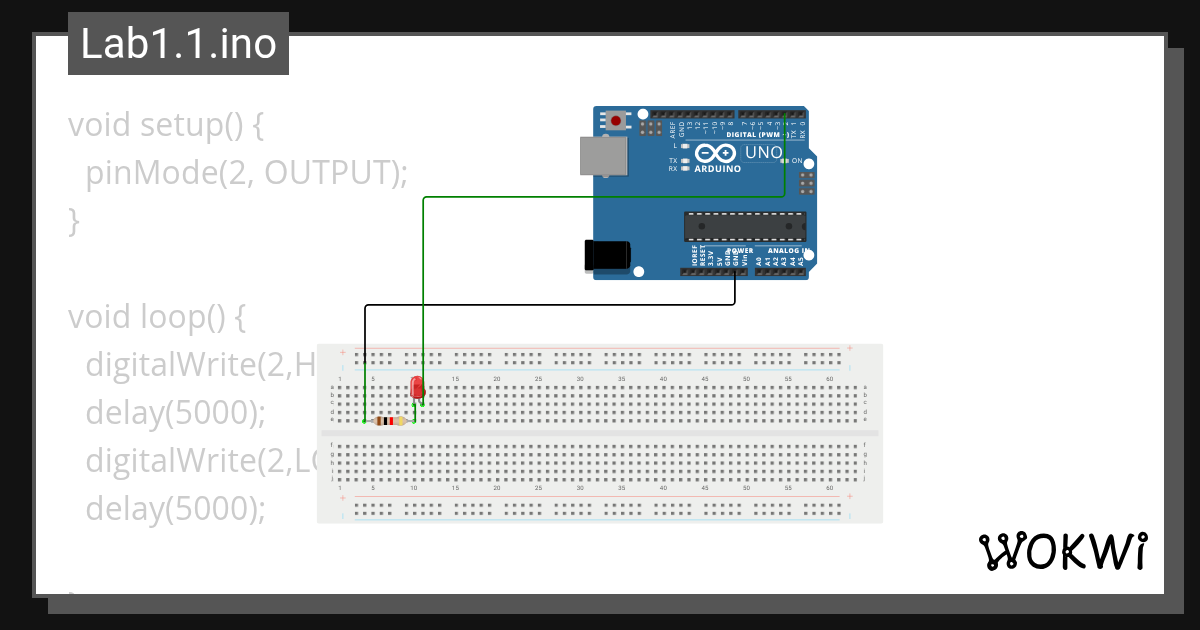 Lab1.1 - Wokwi ESP32, STM32, Arduino Simulator Lab1.1 - Wokwi ESP32, STM32, Arduino Simulator