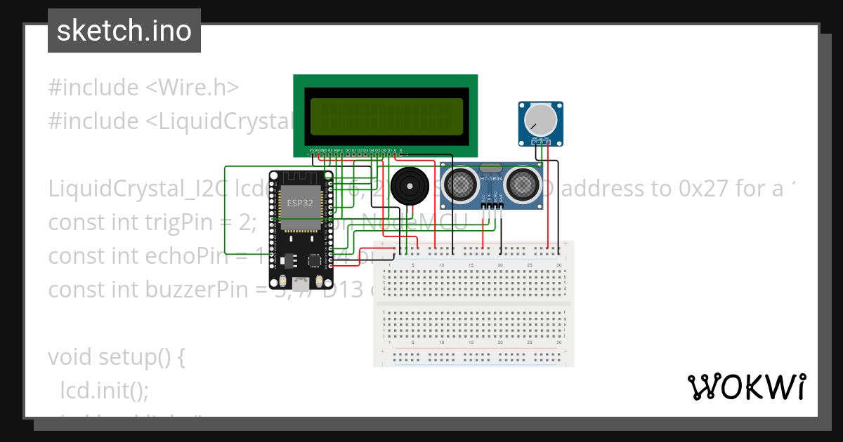 Buzzer Lcd Wokwi Esp32 Stm32 Arduino Simulator 2731