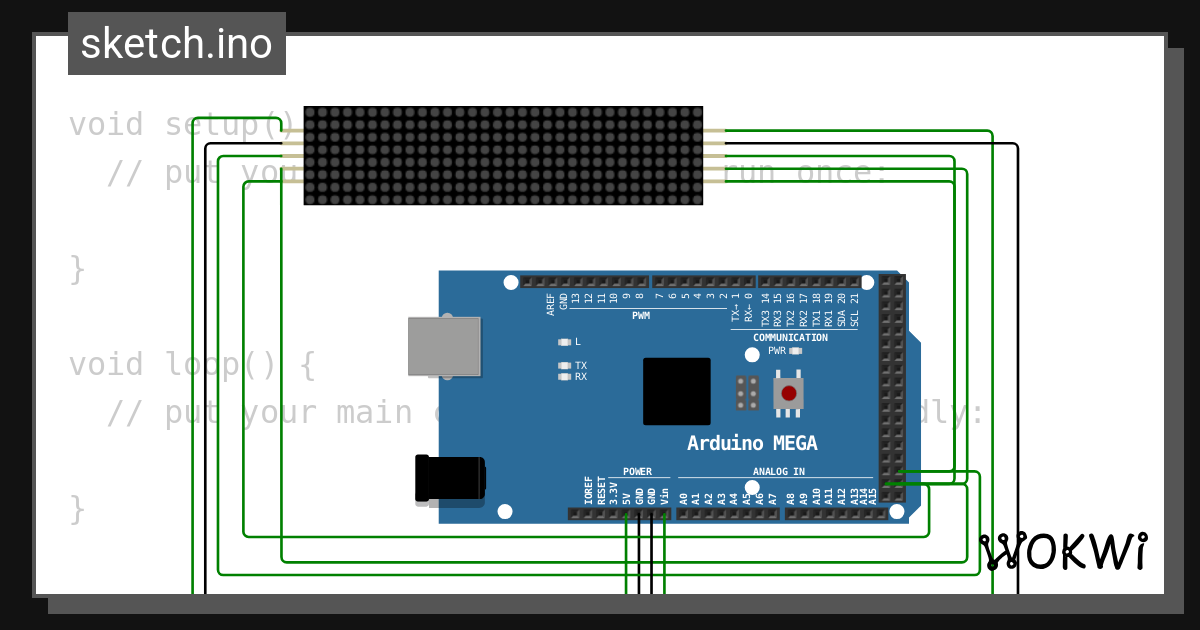 Dot Matrix - Wokwi ESP32, STM32, Arduino Simulator Dot Matrix - Wokwi ESP32, STM32, Arduino Simulator