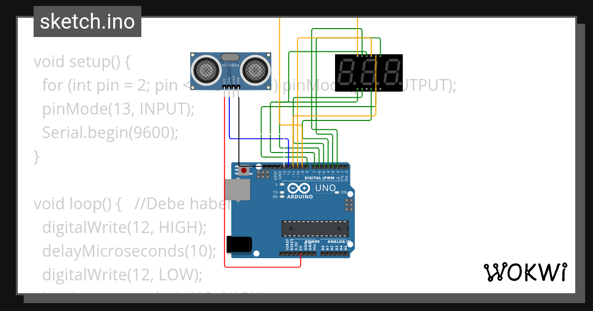 S9 clase con 7 segmento pero con nume y mas funciones - Wokwi ESP32, STM32, Arduino Simulator