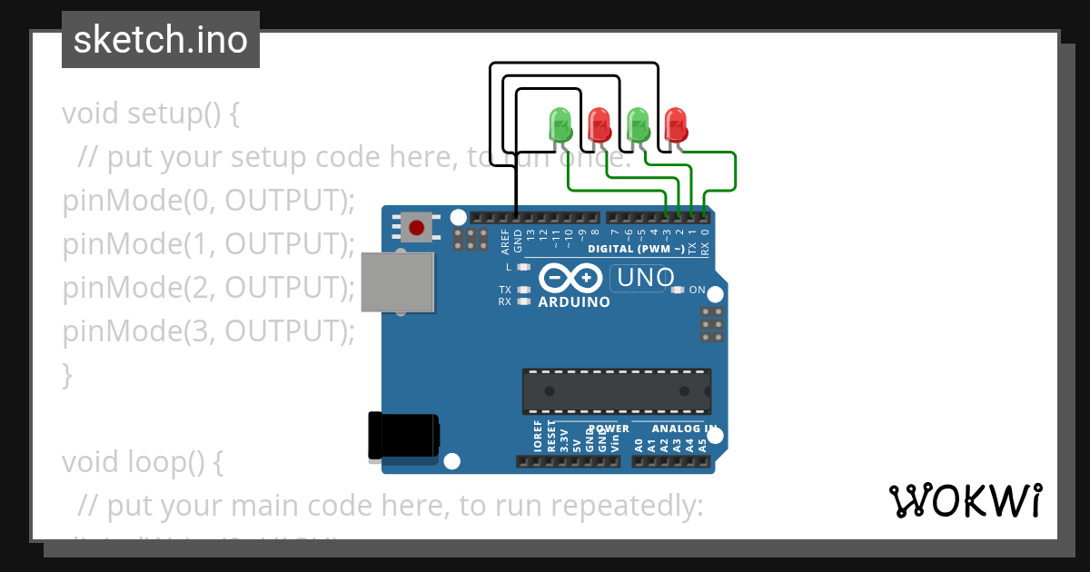 LATIHAN 4 - Wokwi ESP32, STM32, Arduino Simulator
