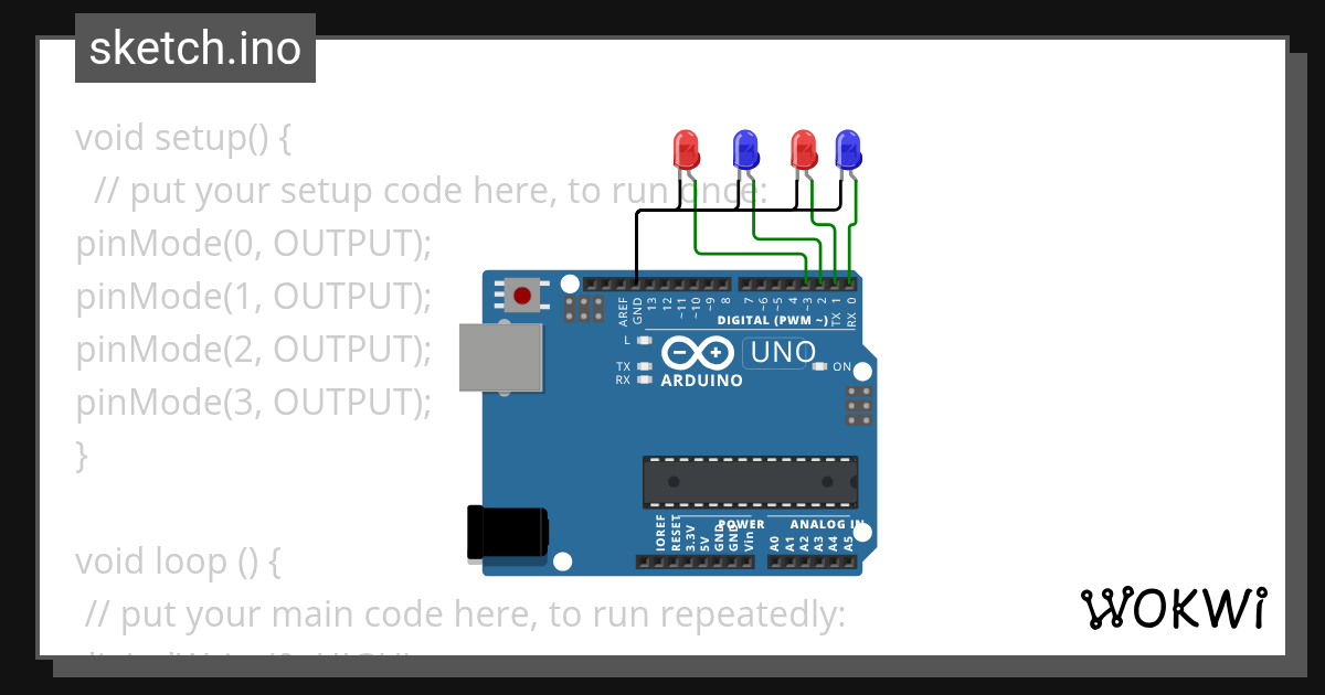 LATIHAN 3 - Wokwi ESP32, STM32, Arduino Simulator
