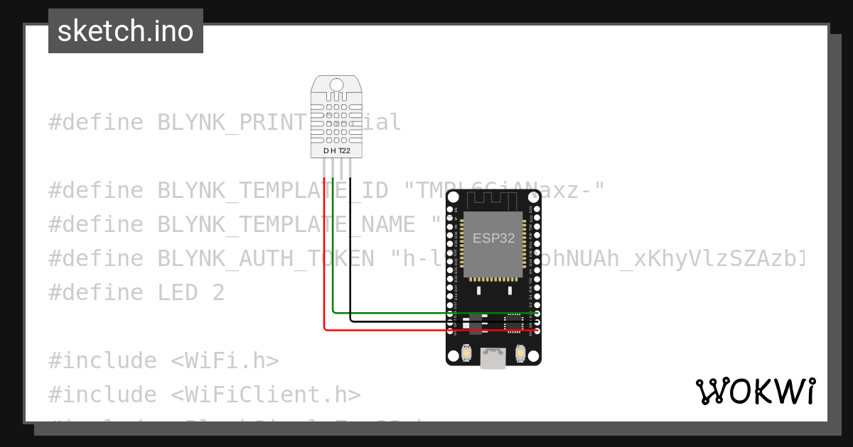 Suhu Dan Kelembapan Wokwi Esp32 Stm32 Arduino Simulator 9408