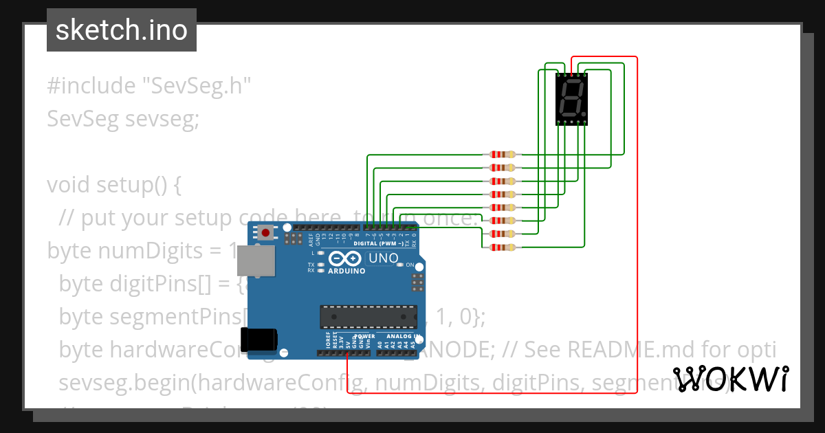 7 Segment Copy Wokwi Esp32 Stm32 Arduino Simulator 2079
