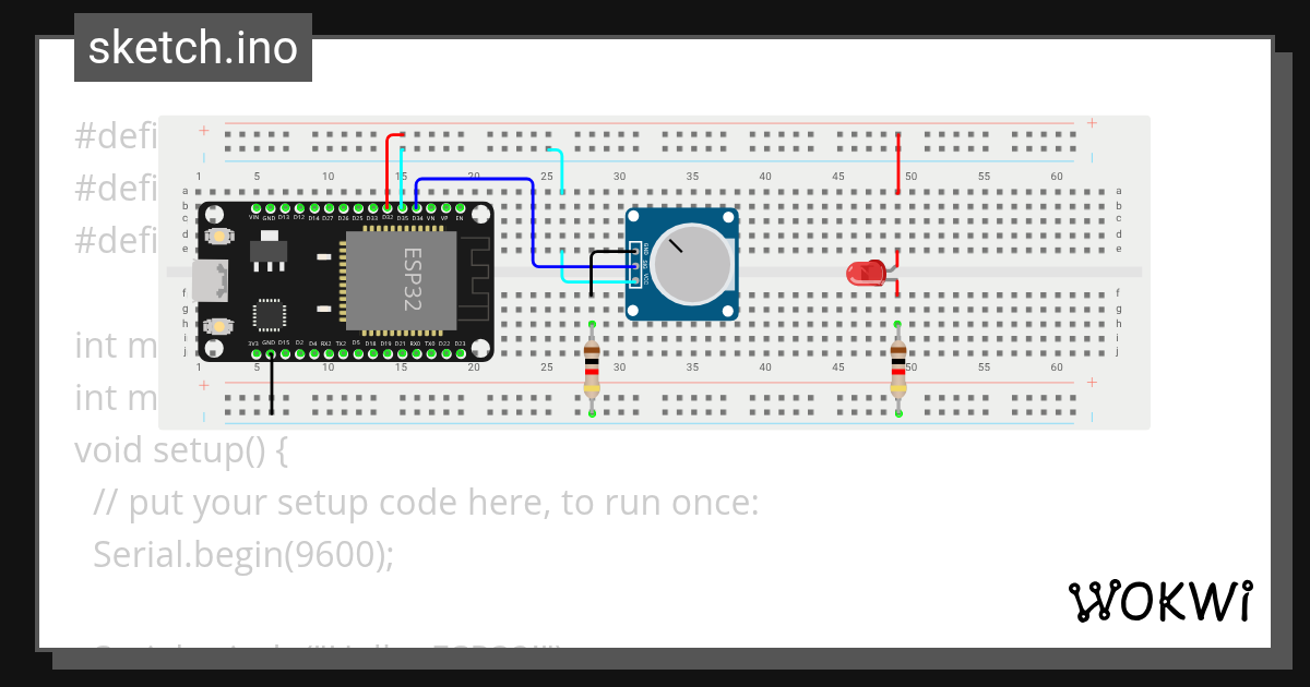 C.2. Blink Speed - Wokwi ESP32, STM32, Arduino Simulator