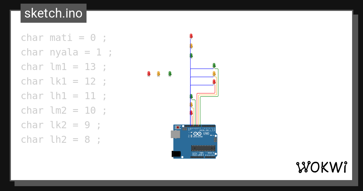 Traffic Light Wip Wokwi Esp32 Stm32 Arduino Simulator