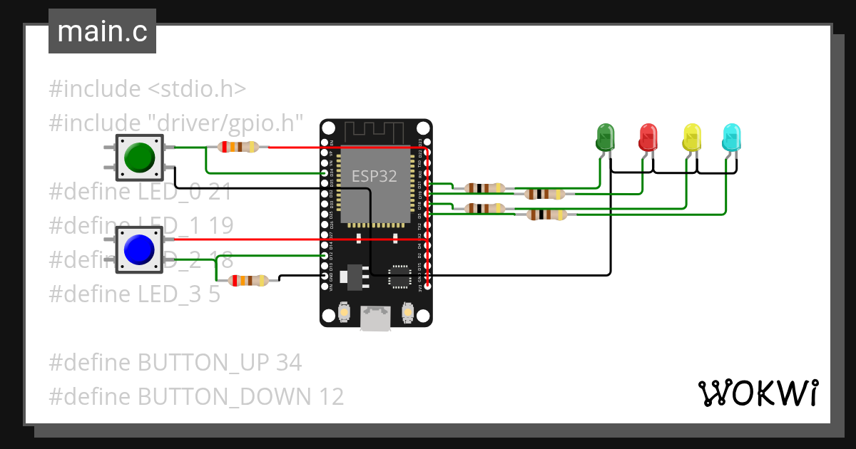 2-IO_digital - Wokwi ESP32, STM32, Arduino Simulator