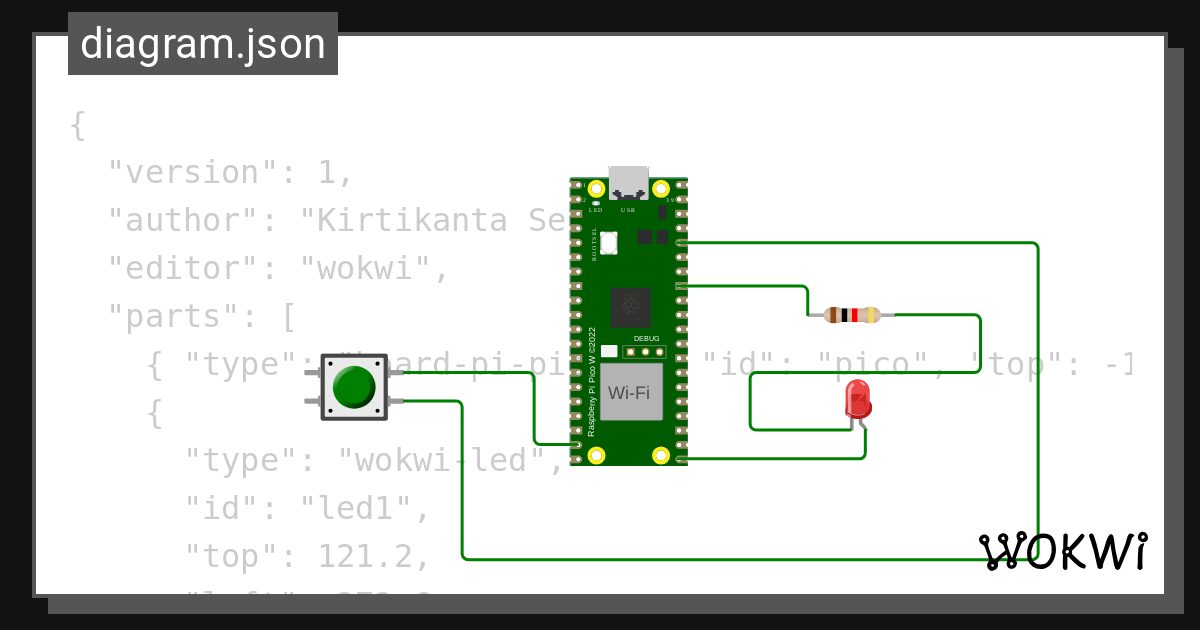 Pulldown Switch Wokwi Esp32 Stm32 Arduino Simulator