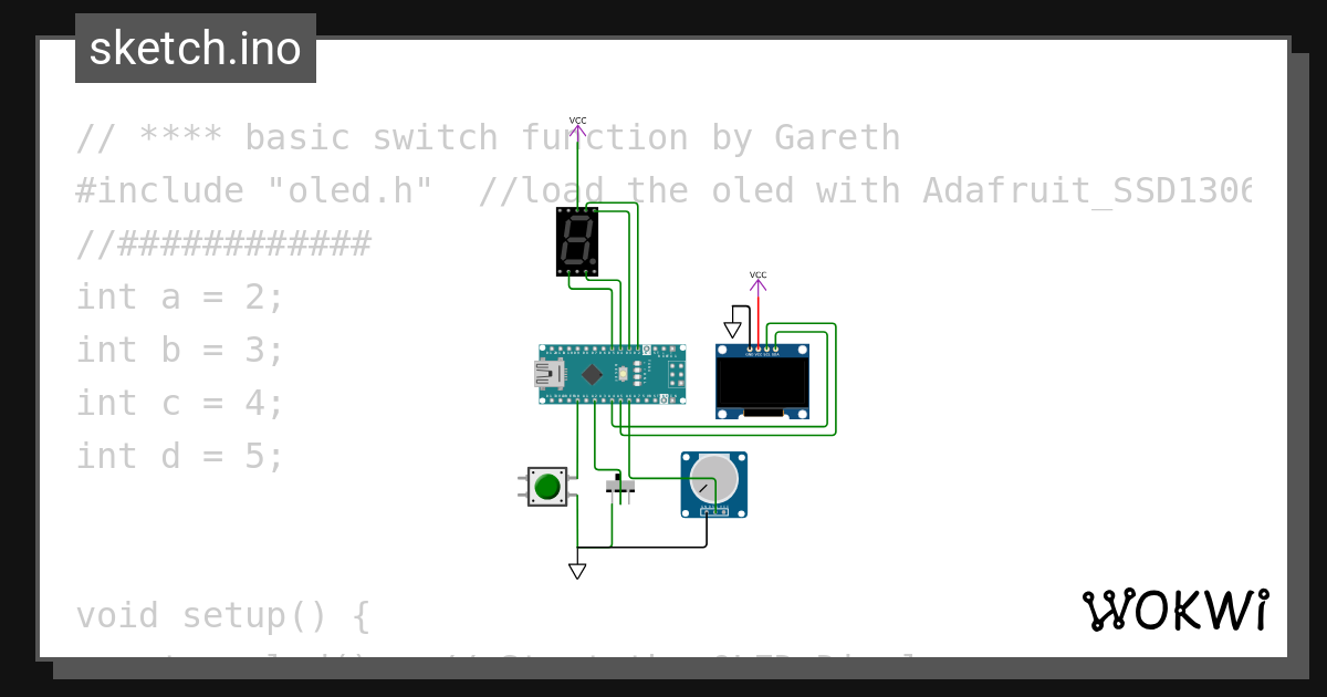 7segment Runsh Wokwi Esp32 Stm32 Arduino Simulator 