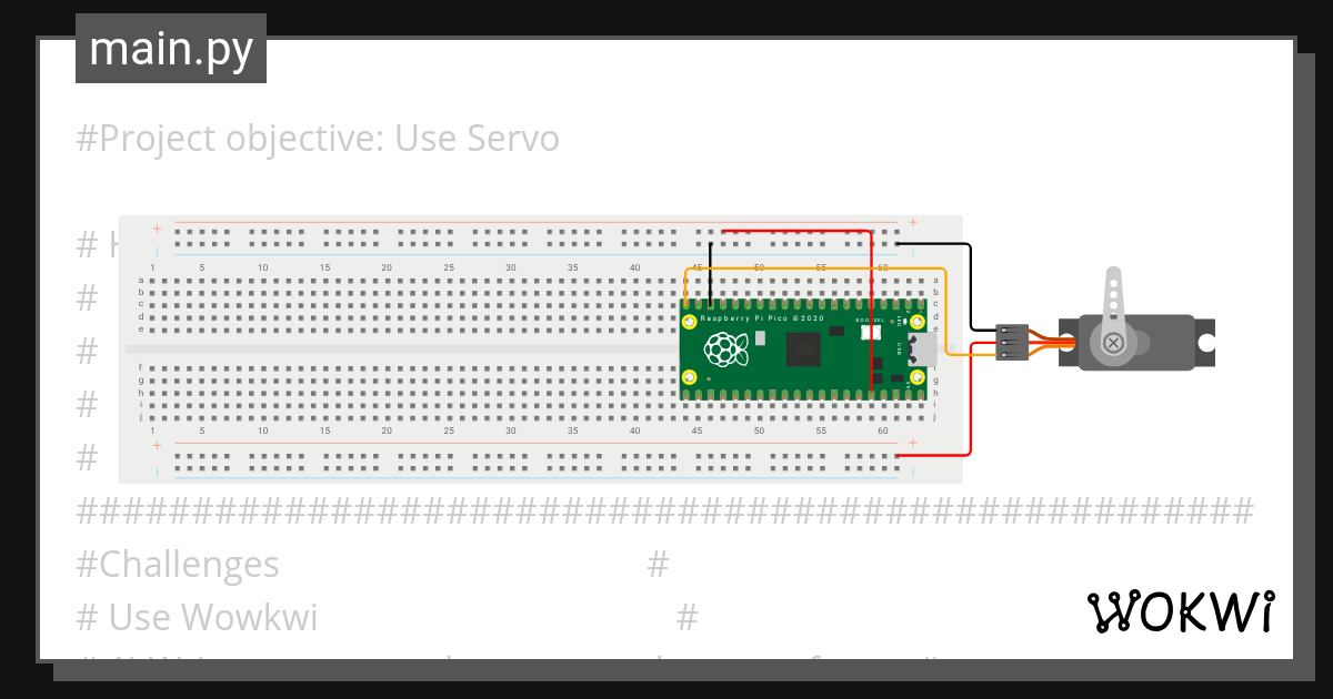 Servo - Wokwi ESP32, STM32, Arduino Simulator