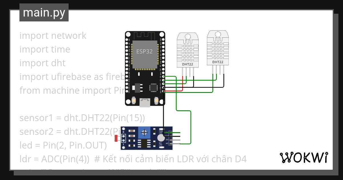 Wokwi - Online ESP32, STM32, Arduino Simulator