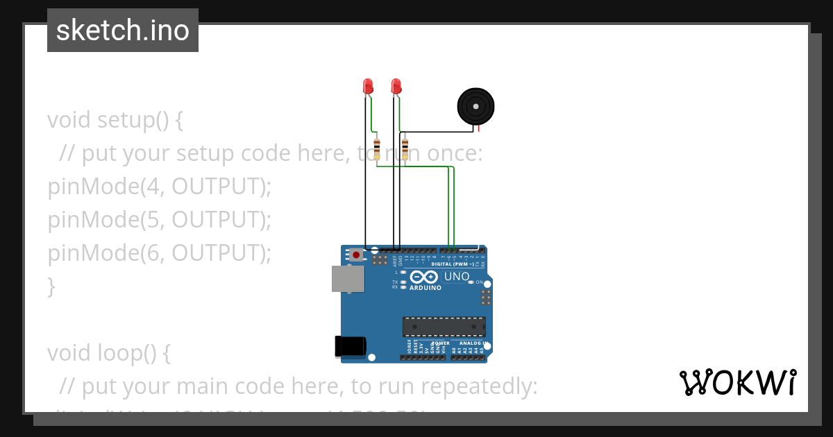 Arduino Buzer Wokwi Esp32 Stm32 Arduino Simulator 7047