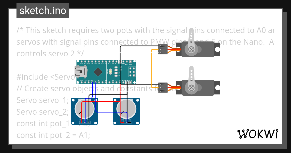 Servo - Wokwi ESP32, STM32, Arduino Simulator