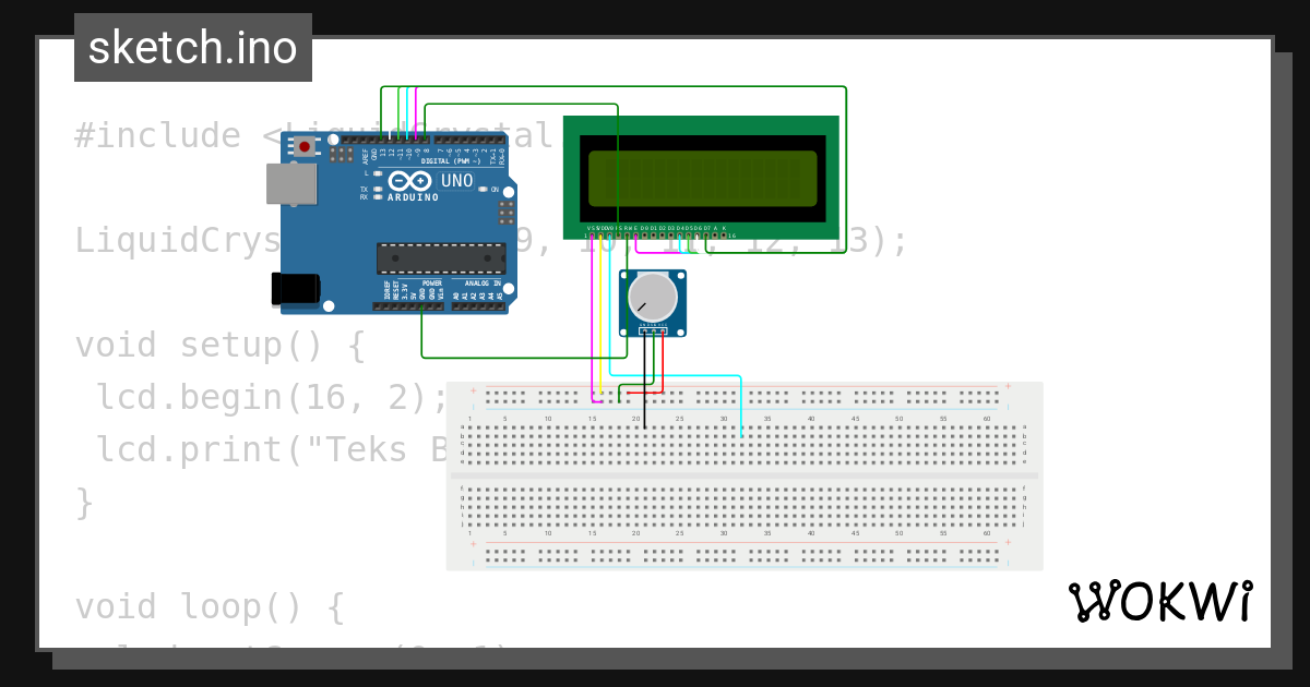 Teks Berjalan Wokwi Esp32 Stm32 Arduino Simulator 1567