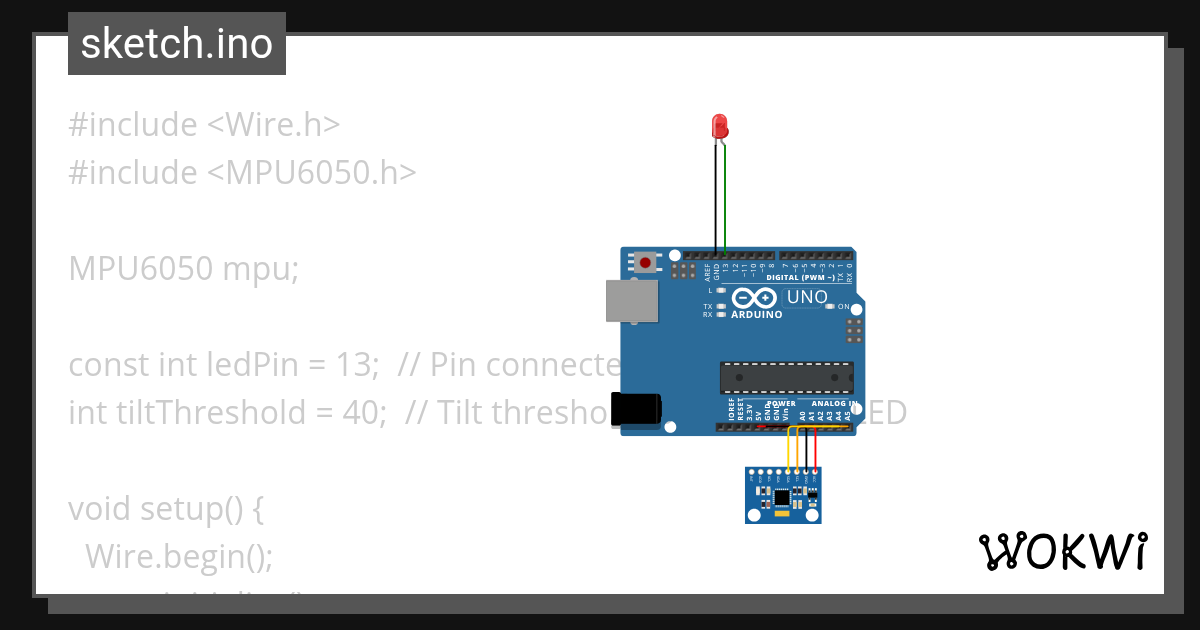 MPU6050 try lang - Wokwi ESP32, STM32, Arduino Simulator