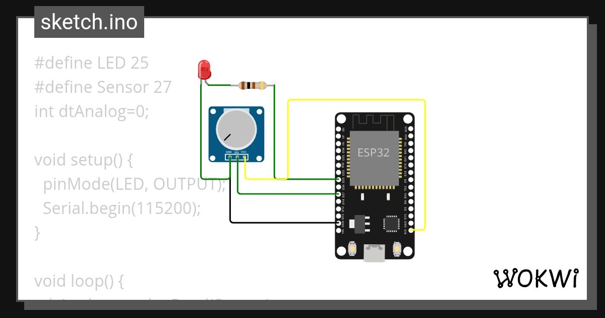 Data Analog Lampu 6 Wokwi Esp32 Stm32 Arduino Simulator 8098