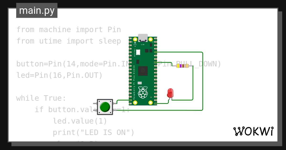 Internal Pull Down Wokwi Esp32 Stm32 Arduino Simulator 7651
