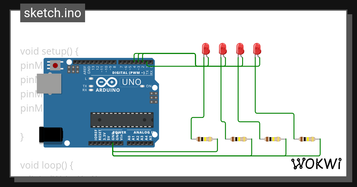 led1 - Wokwi ESP32, STM32, Arduino Simulator