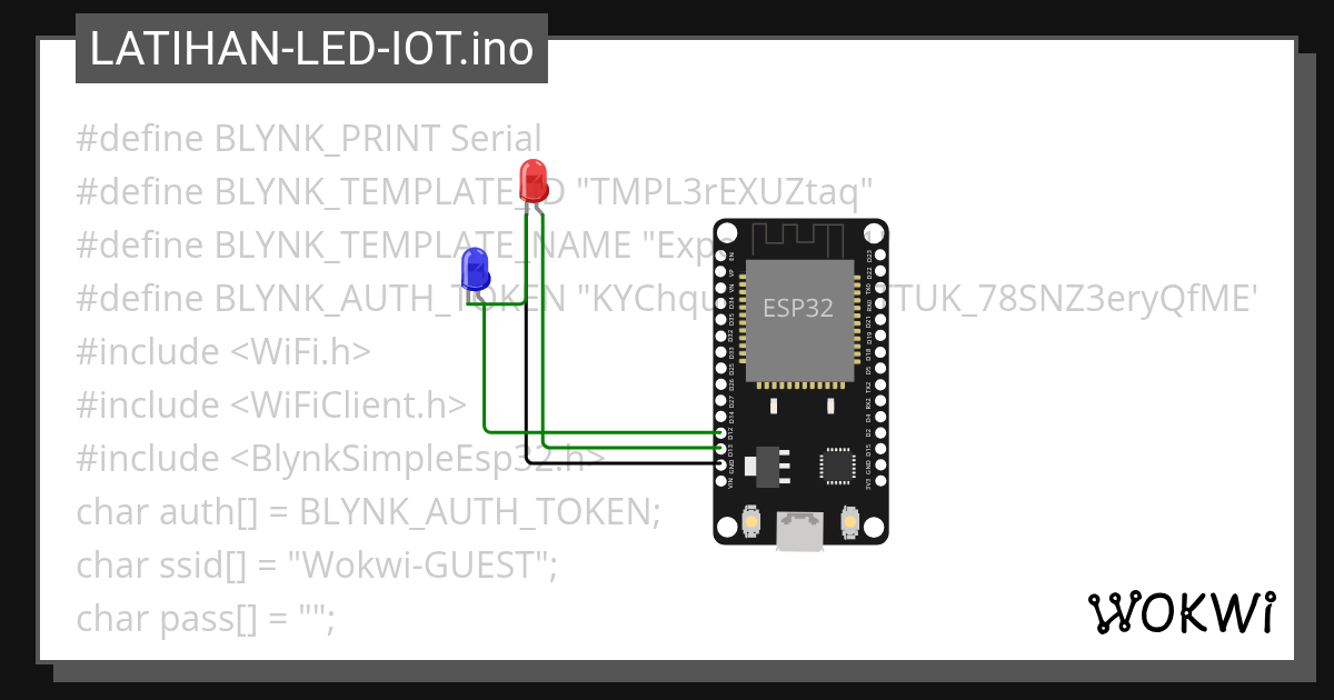 Experiment 7 - Wokwi ESP32, STM32, Arduino Simulator