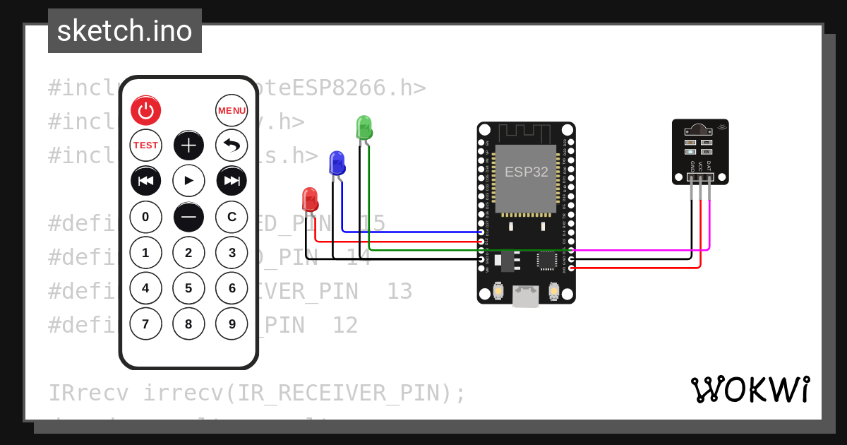 Signal Transmitter Wokwi Esp32 Stm32 Arduino Simulator