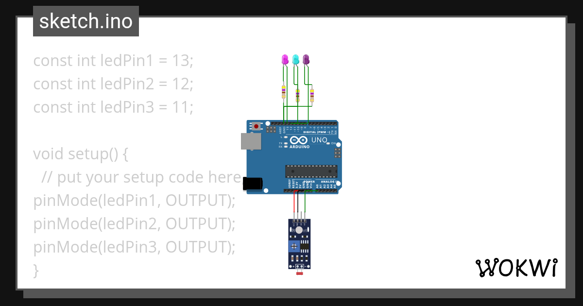 Ledrainbow Wokwi Esp32 Stm32 Arduino Simulator