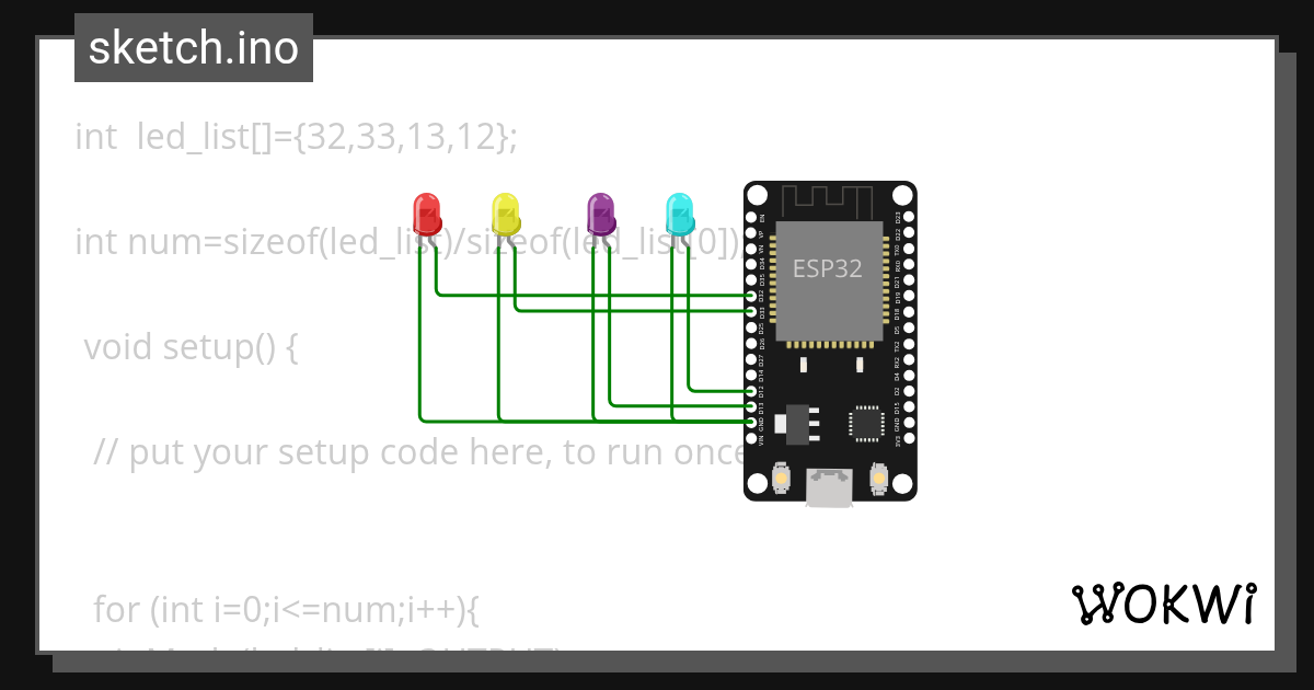 flow light Copy (2) - Wokwi ESP32, STM32, Arduino Simulator