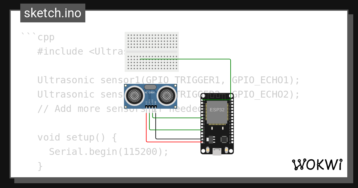 Smart Parking Wokwi Esp32 Stm32 Arduino Simulator 3328