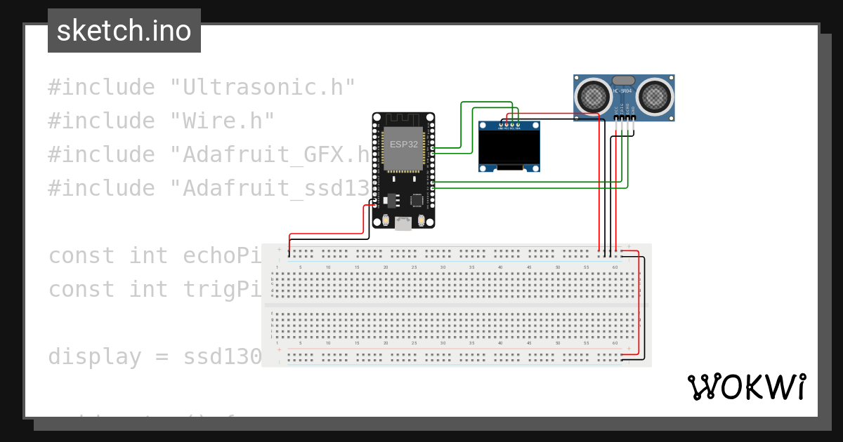 Sensor De Proximidade Wokwi Esp32 Stm32 Arduino Simulator 6053