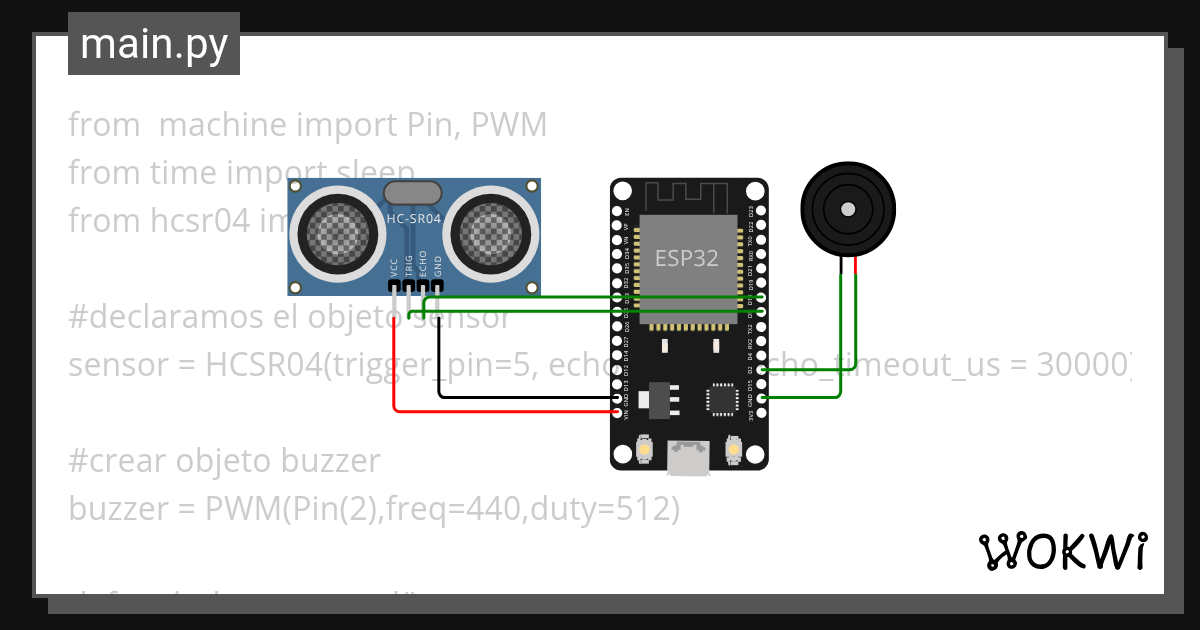 Zumbador - Wokwi ESP32, STM32, Arduino Simulator